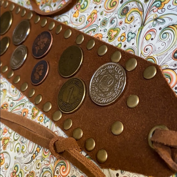 Accessories | Genuine Leather Heavy Studded Coin Belt | Poshmark